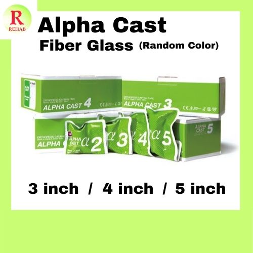 Alpha Cast Fiber glass cast 3'' / 4'' / 5'' inch//orthopedic injured ...