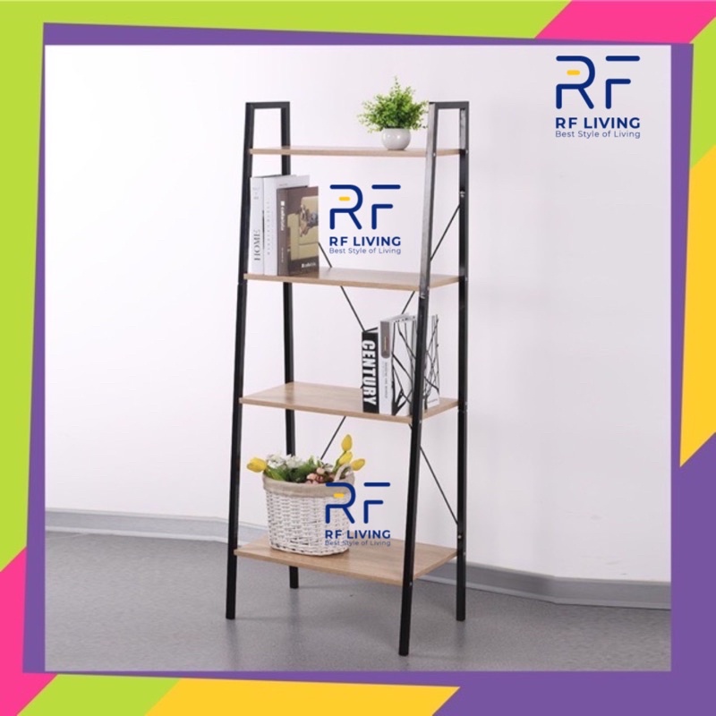 RF Living 4-Tier Multipurpose Shelf Home Living Office Almari | Shopee ...