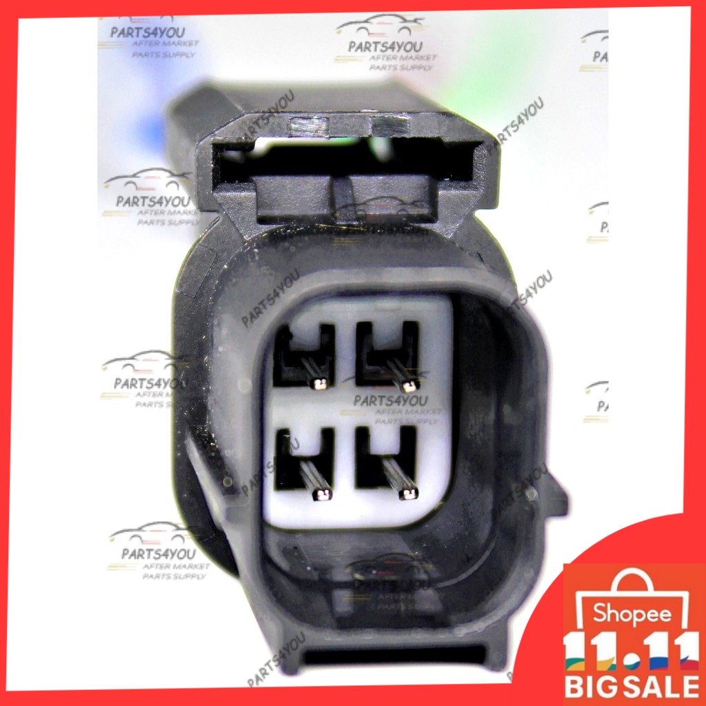 HONDA SMALL PIN OXYGEN SENSOR SOCKET CONNECTOR (MALE) - 4 PIN With WIRE ...
