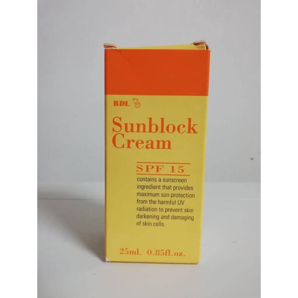 Philippine Product Rdl Sunblock Cream 25 mlhilippine Product Rdl ...