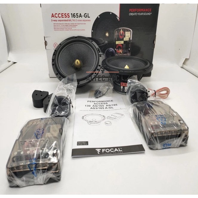 Focal Access 165A-GL Max 120W 2-Way Separated Kit Performance Component Car Speakers | Shopee ...