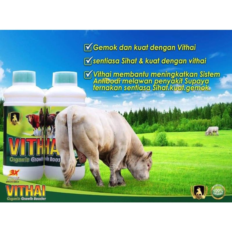 VITHAI suppliment haiwan Organik lembu gemuk Arnab rusa itik ayam telur ...