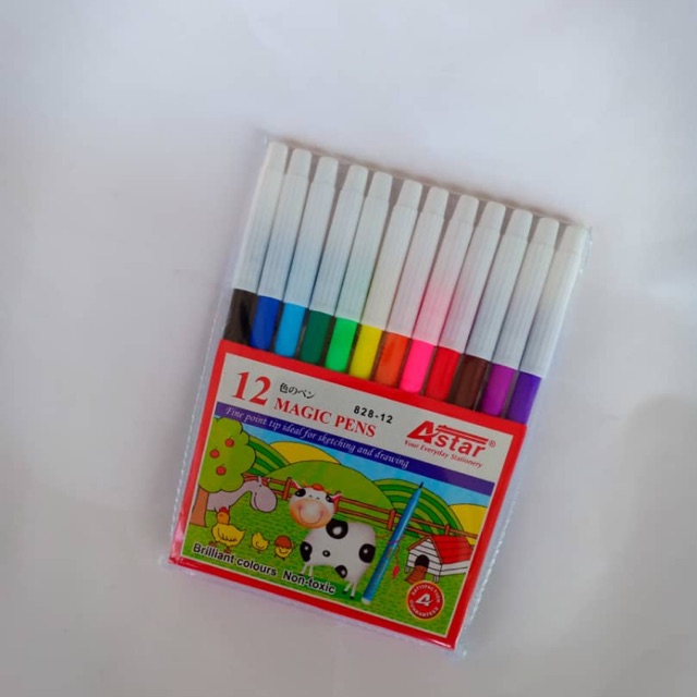 Astar brilliant colour magic pen 12’s | Shopee Malaysia