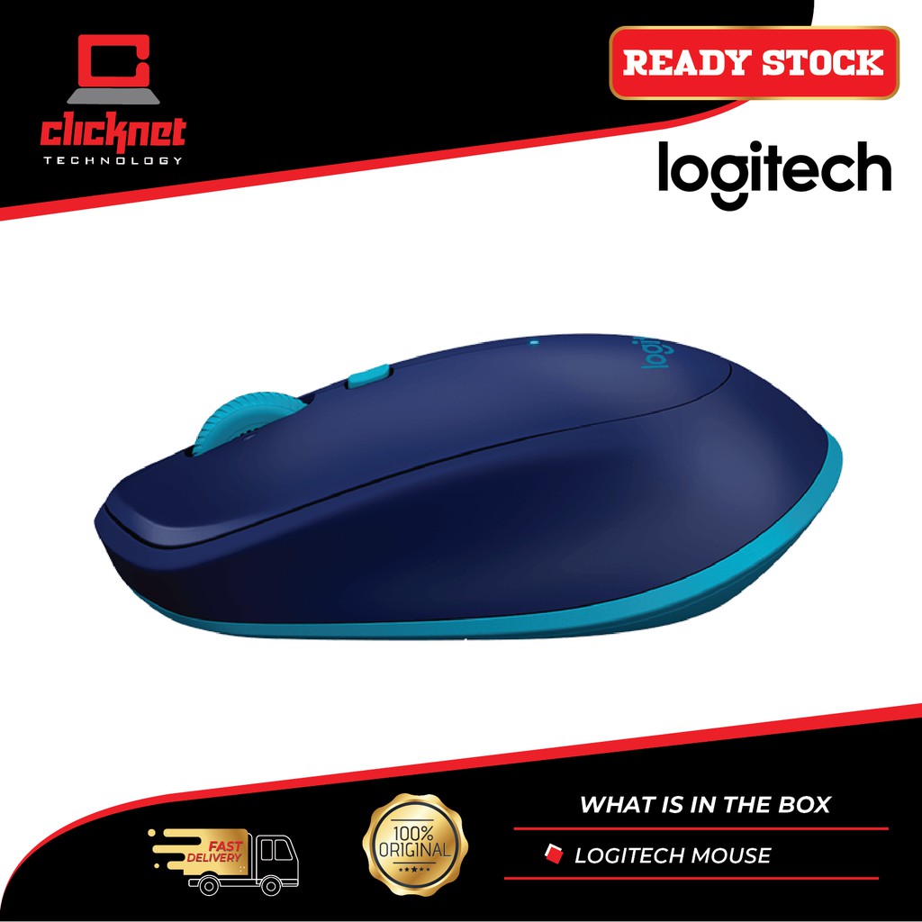 Logitech M337 Bluetooth Mouse Red Shopee Malaysia