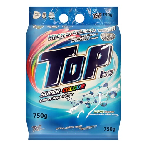 TOP Detergent Powder/Sabun Serbuk Pencuci Baju [750GM] - Super White ...