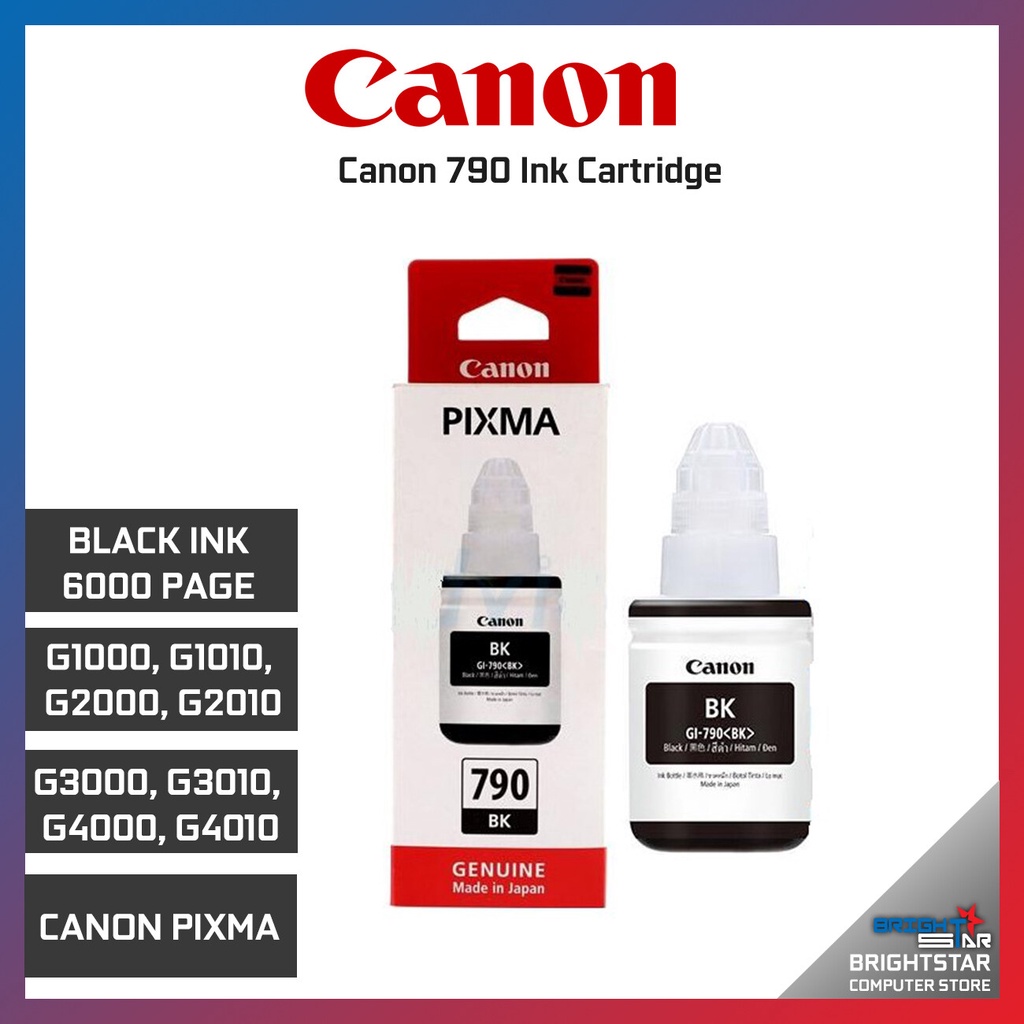 Canon 790 Ink Cartridge (Black / Cyan / Magenta / Yellow ) | Shopee ...