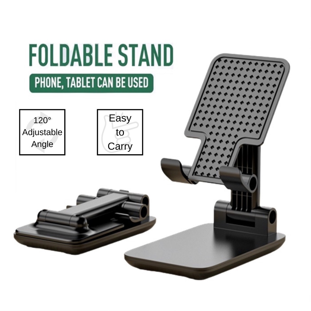 Foldable Plastic Universal Phone Holder & Tablet Stand | Shopee Malaysia