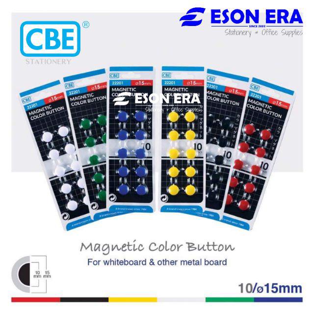CBE Magnetic Button 15mm / 20mm / 30mm / 40mm Magnet Bulat Circle ...