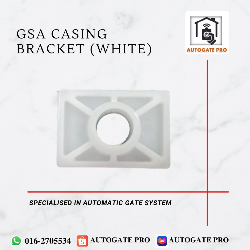 AUTOGATE :: GSA CASING BRACKET (WHITE) | Shopee Malaysia