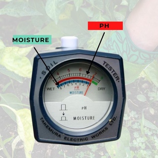 Original Takemura Japan / China soil pH meter tester and temperature dm ...