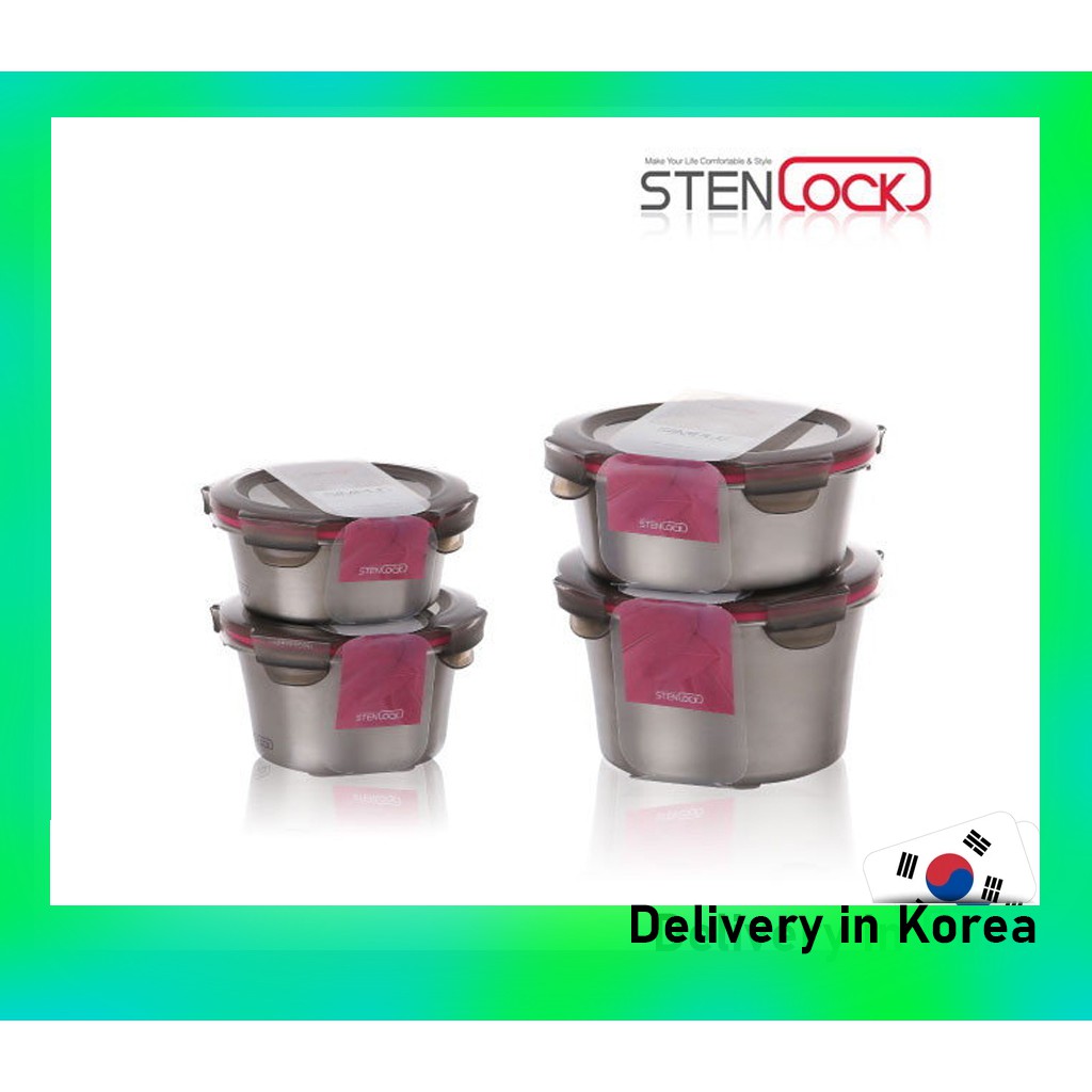 ★Lowest prices★ [STENLOCK] Stainless steel food storage container ...