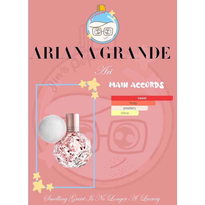 ariana grande ari female perfume decant original | Shopee Malaysia