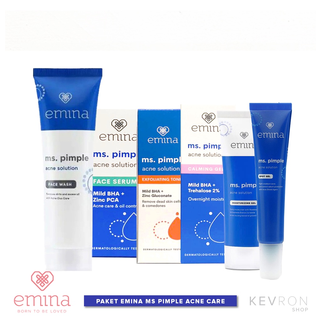 Emina Ms Pimple Acne Solution Complete Package (3pcs/5pcs/6pcs ...