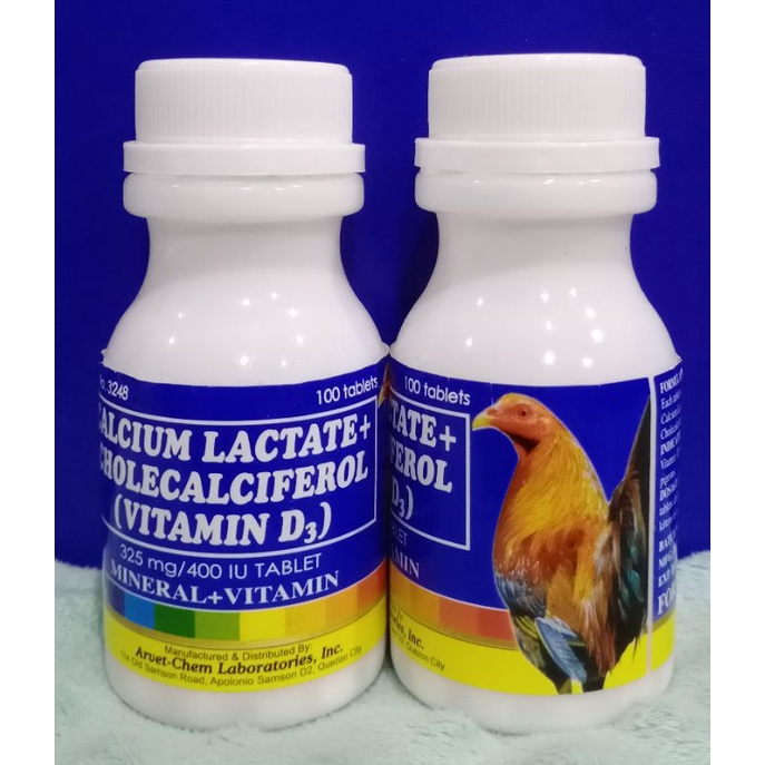 Ubat Ayam : Arvet-Chem Calcium Lactate + Cholecalciferol (Vitamin D3 ...