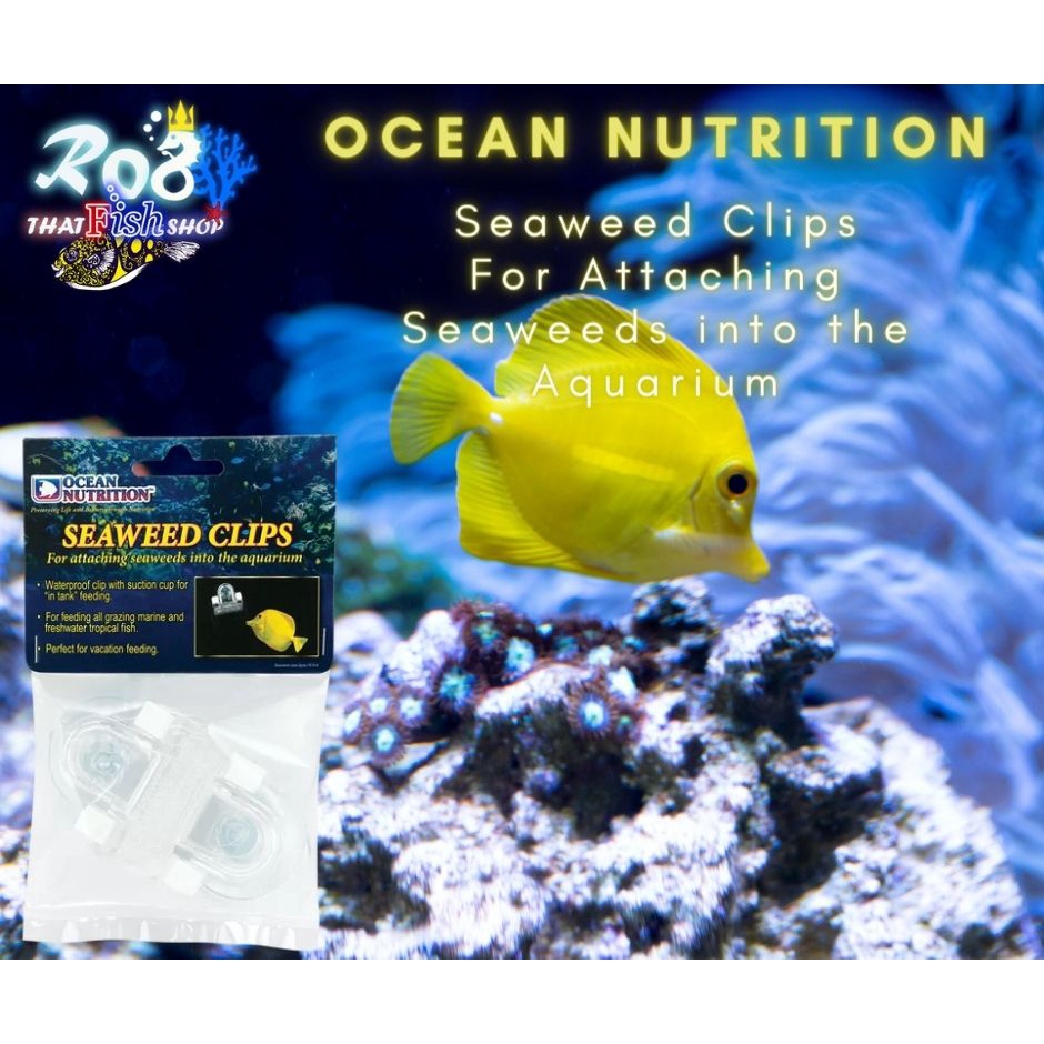 OCEAN NUTRITION Seaweed Clips For attaching seaweeds into the aquariums ...