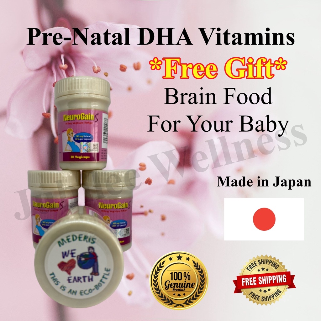 NeuroGain S Prenatal DHA Vitamins 30's Vege Capsule | Shopee Malaysia