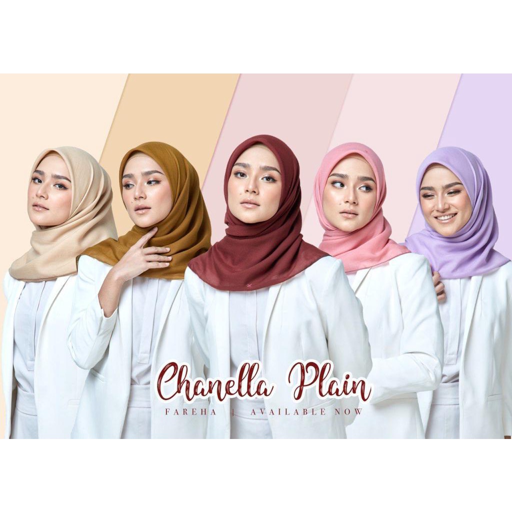 💕READY STOCK💕 [TUDUNG CHANELLA PLAIN FAREHA] BY CIK FA WITH FREEGIFT ...