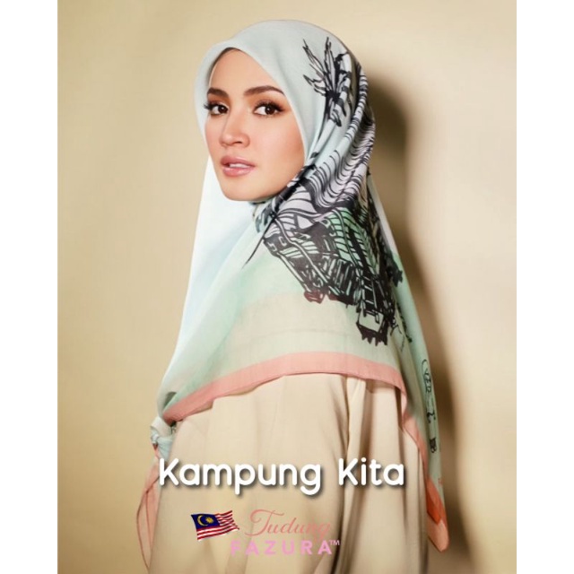 TUDUNG FAZURA KOLEKSI BAWAL MERDEKA [READY STOCK] | Shopee Malaysia