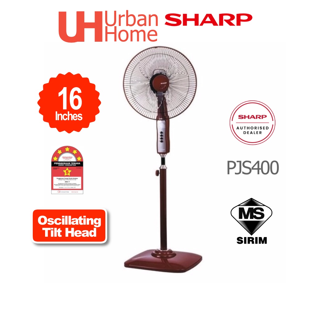 Sharp Elegant Design Stand Fan (16") PJS400 / PJS400M | Shopee Malaysia