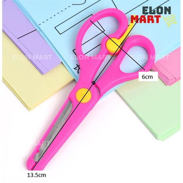Kids Safe Spring Handle Scissors / Paper Cutting / Plastic Scissors ...