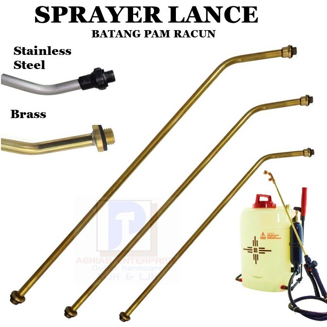 Heavy Duty Spray gun Knapsack Sprayer Pam Racun Water pump Lance ...