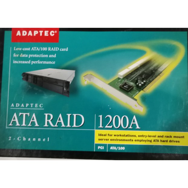 ADAPTEC ATA RAID 1200A 2-CHANNEL CARD | Shopee Malaysia