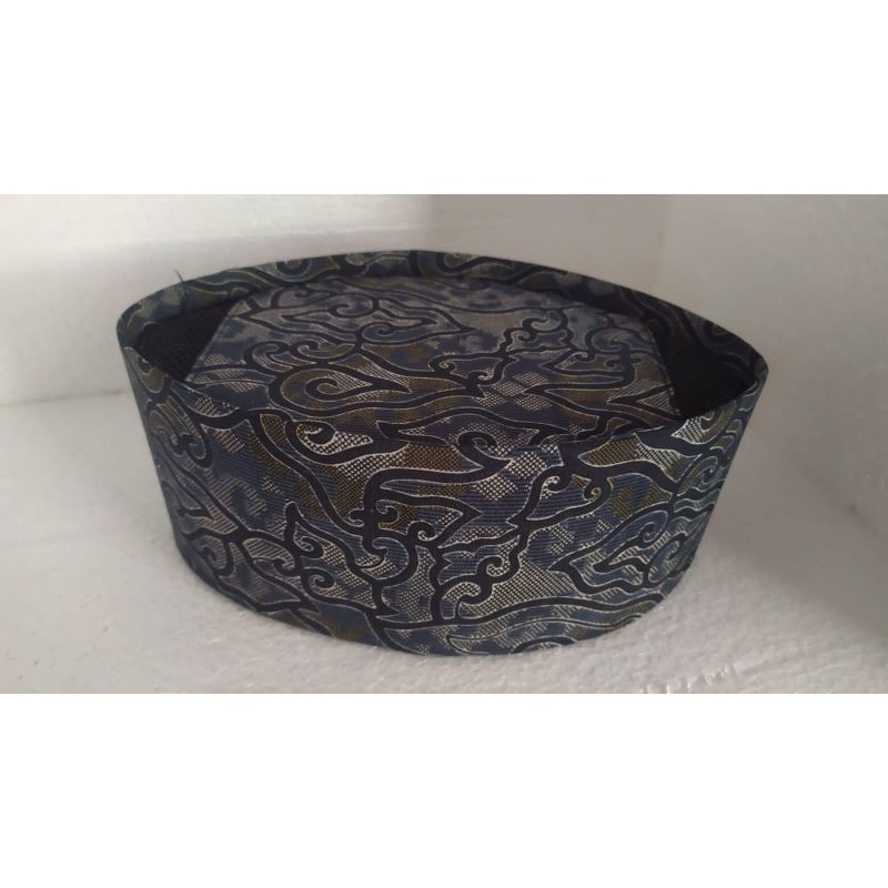 KATUN Songkok batik Mega Cloudy motif Neat Stitching Fine Cotton Fabric ...