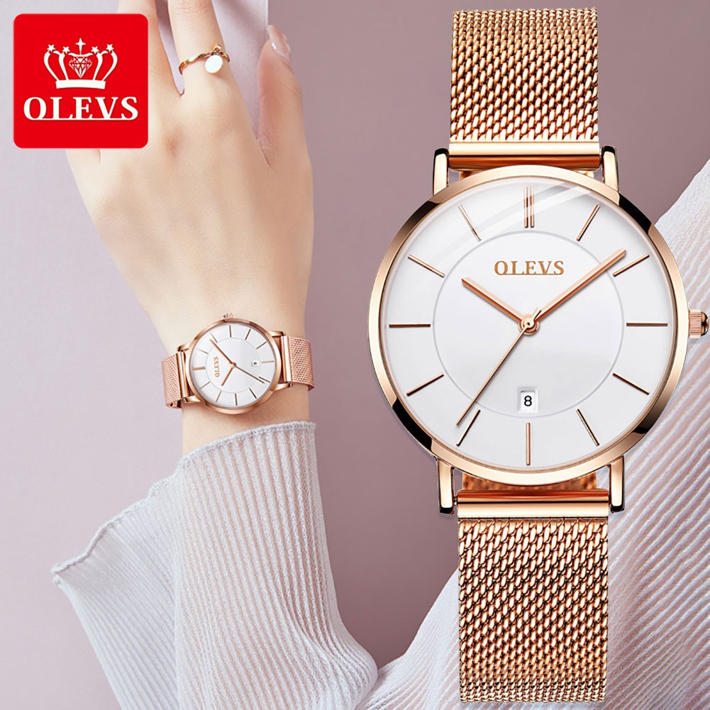 OLEVS Original Jam Tangan Wanita Women's Casual Watches Women's Watches ...