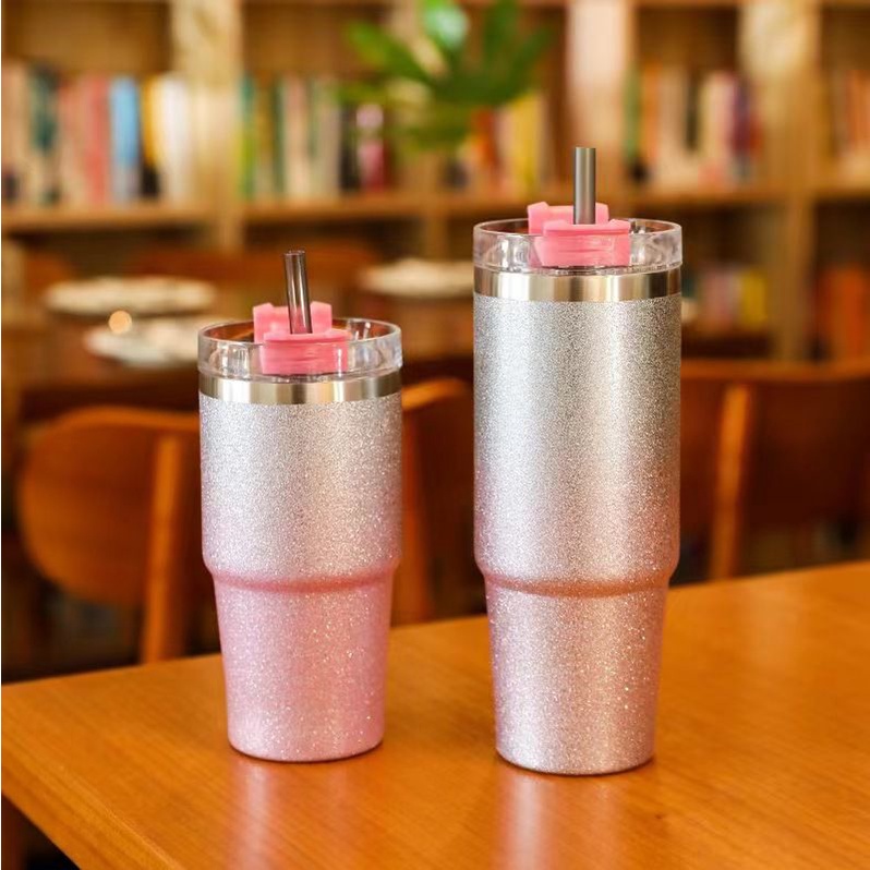 Kole Botol Bekas Air Tumbler with Straw Thermos Panas Sejuk Hot Chill ...