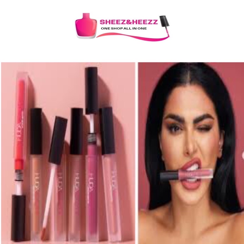 Huda Liquid Matte lipstick glosses. [Ready stock] | Shopee Malaysia