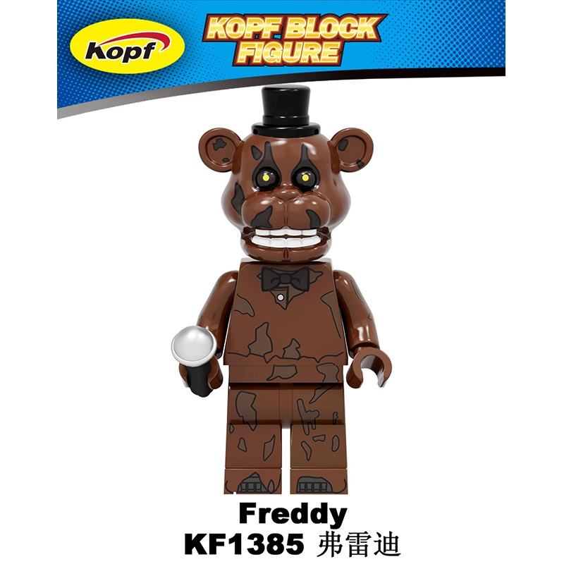 Minifigures Building Blocks Five Nights at Freddy's Series Freddy ...