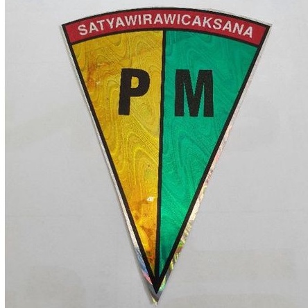 Satya Wira Wicaksana Military Police PM Car Sticker (Glossy) | Shopee ...