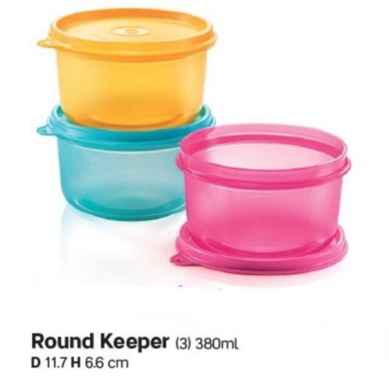 Tupperware round keeper (1pc) | Shopee Malaysia