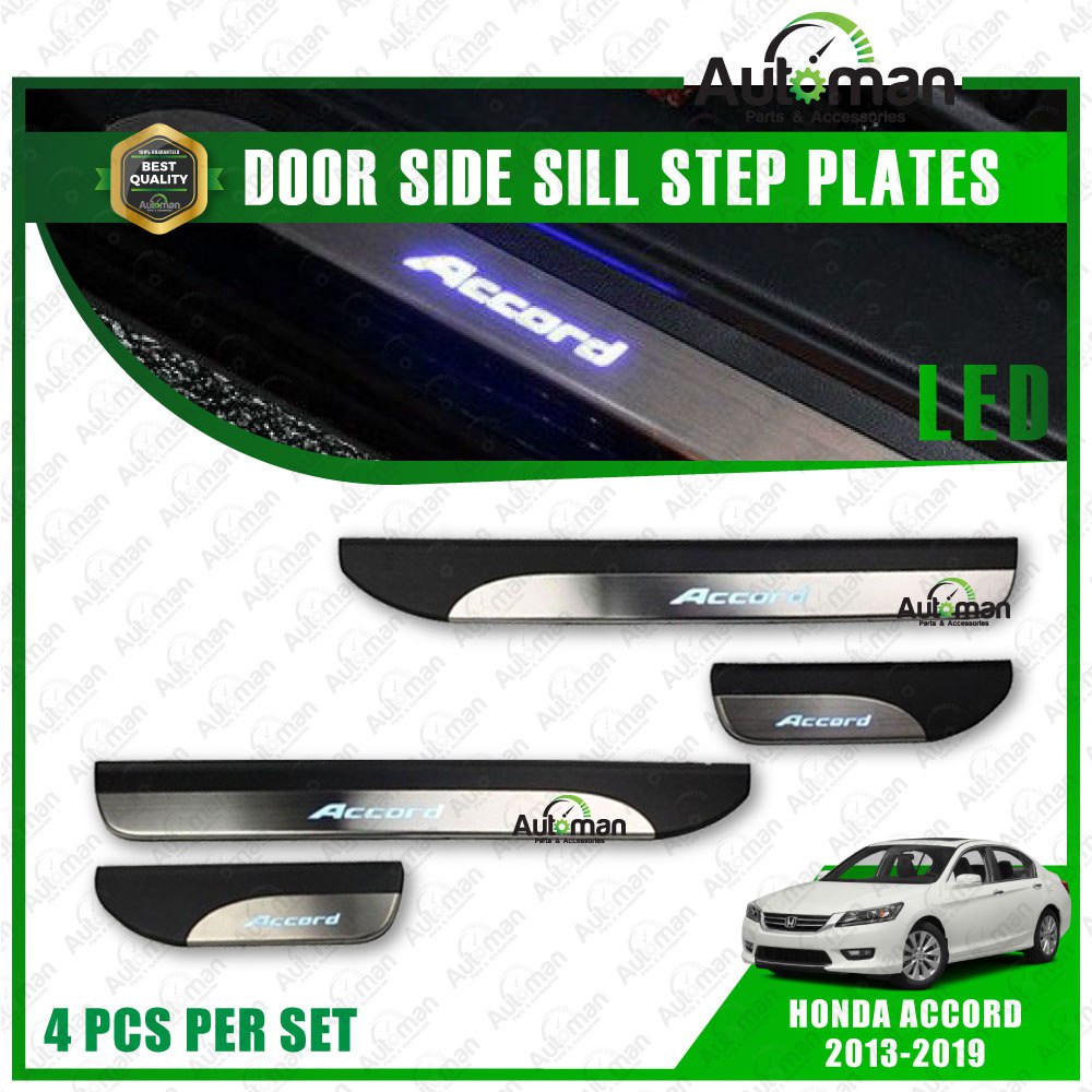 Honda Accord 2013 - 2019 LED Door Side Sill Step Plates | Shopee Malaysia
