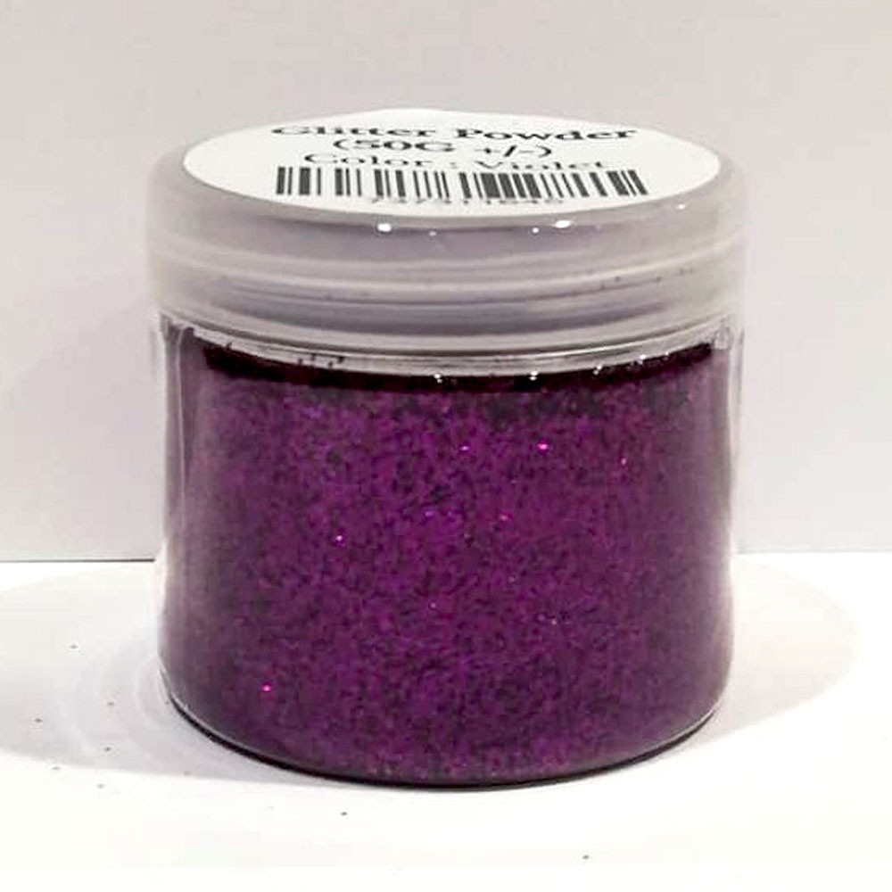 Glitter Powder 50g+/- (Violet) | Shopee Malaysia