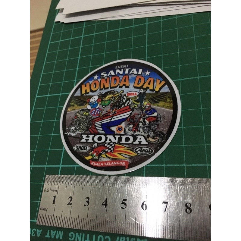 Santai Honda Day sticker (supporter) | Shopee Malaysia