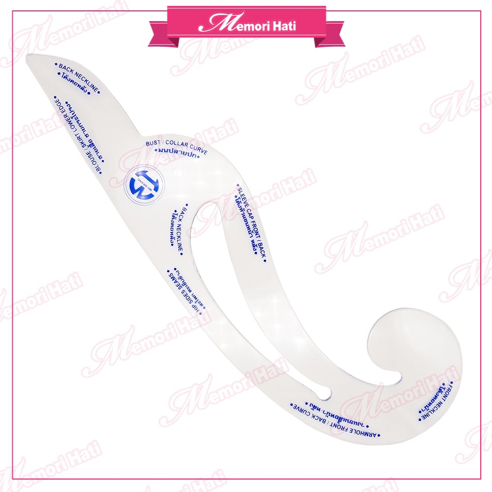 Pembaris Lengkung Siam Curve Ruler | Shopee Malaysia