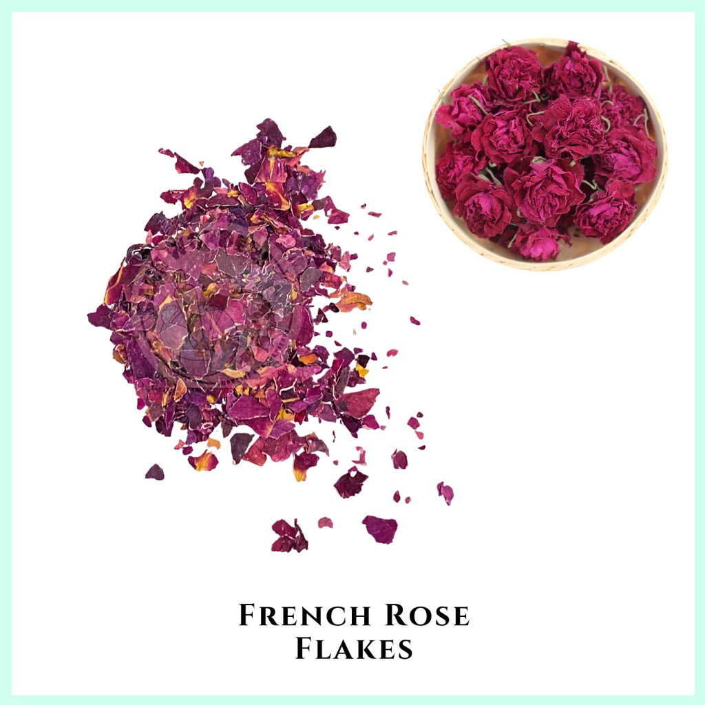 French Rose Flakes/ Dried Rose Flakes/ Dark Red Rose Flakes/ Dried ...