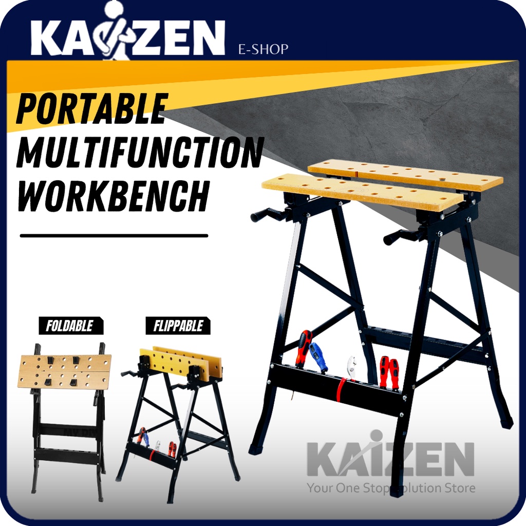 JCT Foldable Working Table Work Bench Portable Work Table Portable Work ...