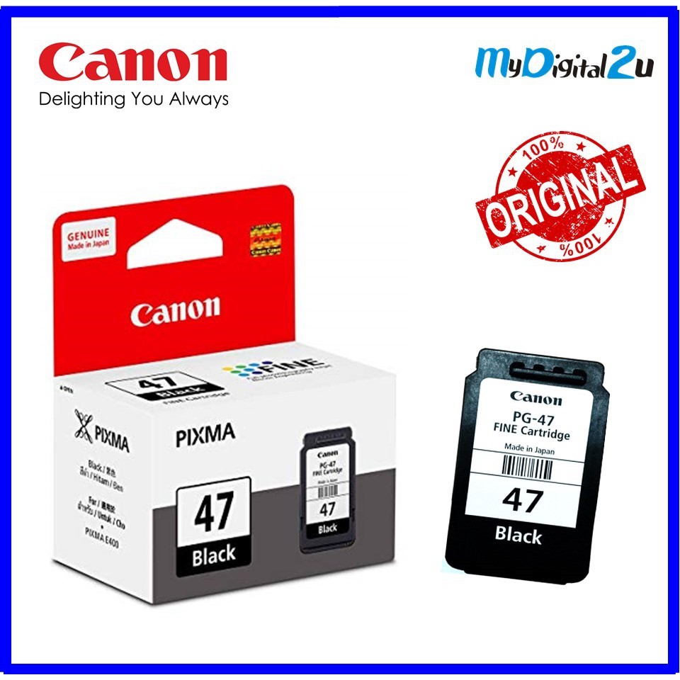 Canon PG-47 Black/ CL-57/ Combo/ Twin Ink Cartridge (Original) | Shopee ...