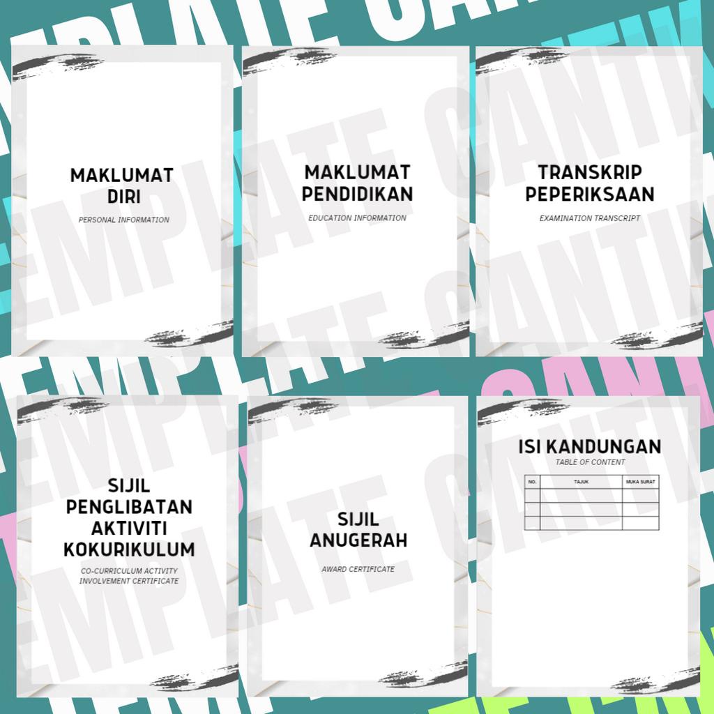 TEMPLATE SEPARATOR SUSUN SIJIL UNTUK TEMUDUGA | CERTIFICATES SEPARATOR ...