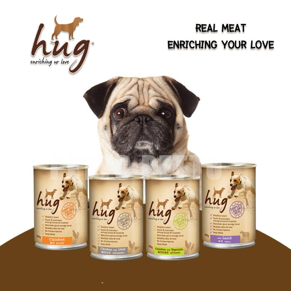 HUG Dog Canned Food 400gm (7 Flavors) | Shopee Malaysia