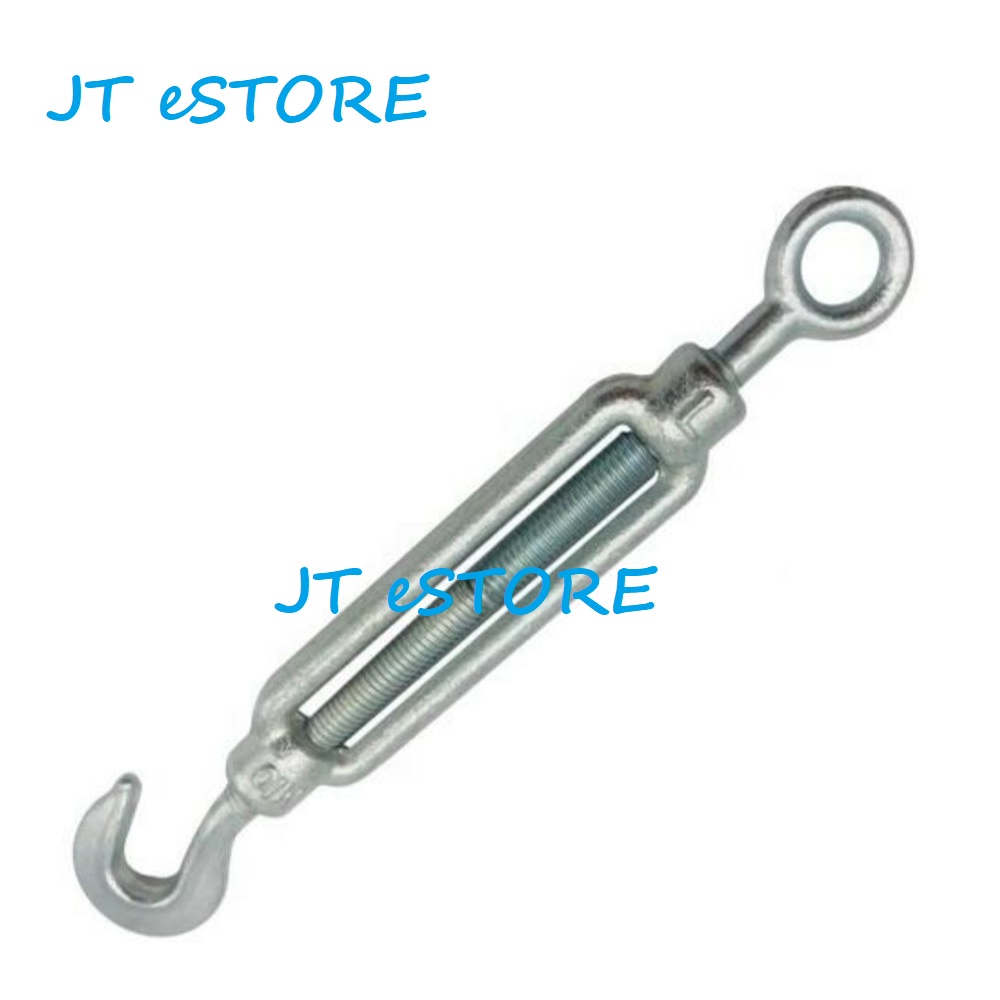 [JT eSTORE] Galvanized (GI) Turnbuckle Eye & Hook (OC-Type) - 6mm, 8mm ...