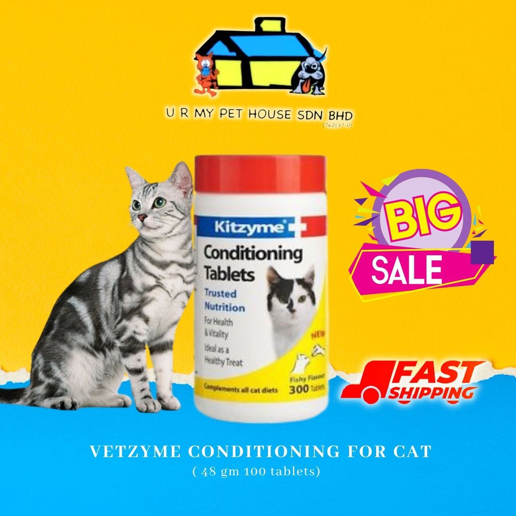 vetzyme conditioning for cat 48g(120 tablets) | Shopee Malaysia