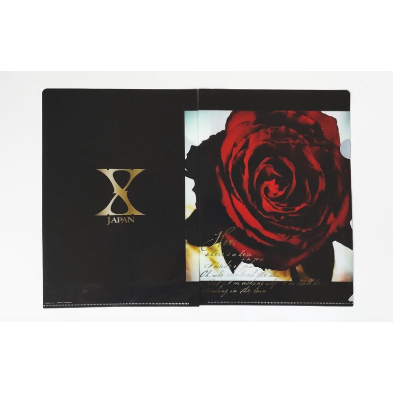 🧧JUN22 新品初登场‼️X JAPAN ( XJAPAN ) HIDE/YOSHIKI : A4 SIZE CLEAR FILE -( 💯 ...