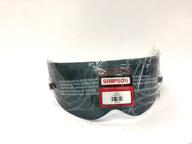 Simpson Dark Black Color Visor (Visor ONLY) | Shopee Malaysia