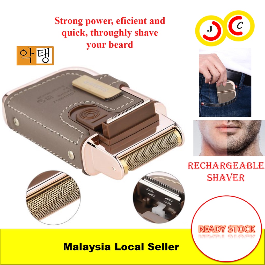 Korean Electric Rechargeable Shaver Razor 2 In 1 Professional Cordless ...