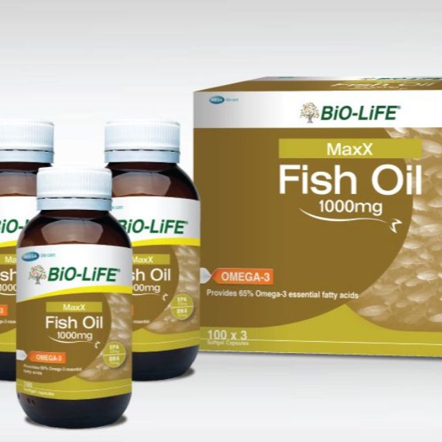Biolife Maxx Fish Oil 1000mg 100s x3 | Shopee Malaysia