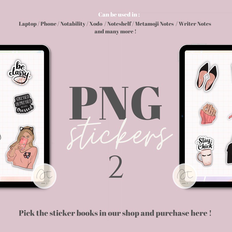 Digital Stickers for Any Devices ( PNG 2 ) Planner Sticker GoodNotes ...