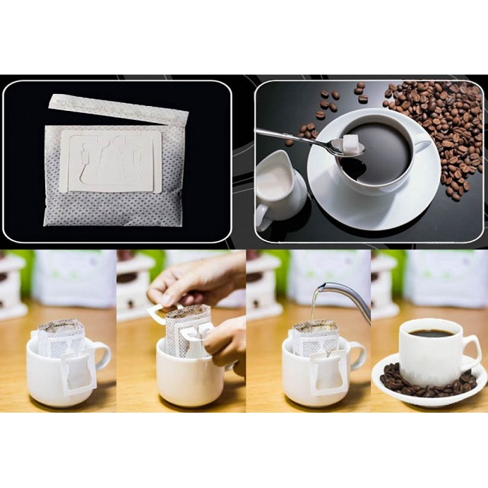 Paper filter coffee (Coffee filter bags 20gr/pack) Box of 10 packs ...
